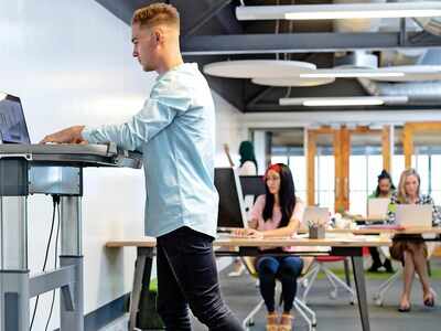 Active desks for WFH: When gym meets office - Times of India