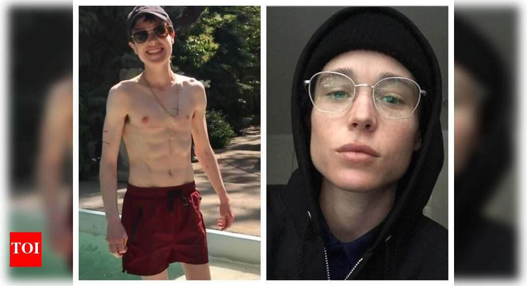 Elliot Page shows off his ripped abs in first shirtless photo since ...