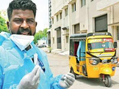 Madurai auto driver gives free rides to Covid patients | Madurai News ...