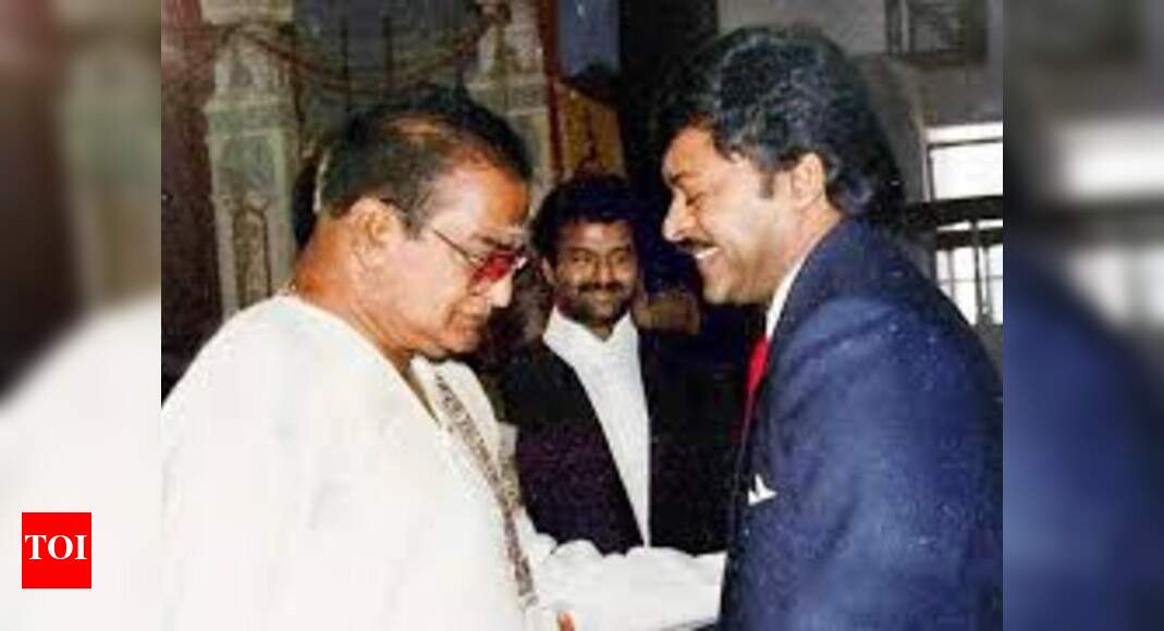 Chiranjeevi on the legendary actor-politician Nandamuri Taraka Rama Rao ...