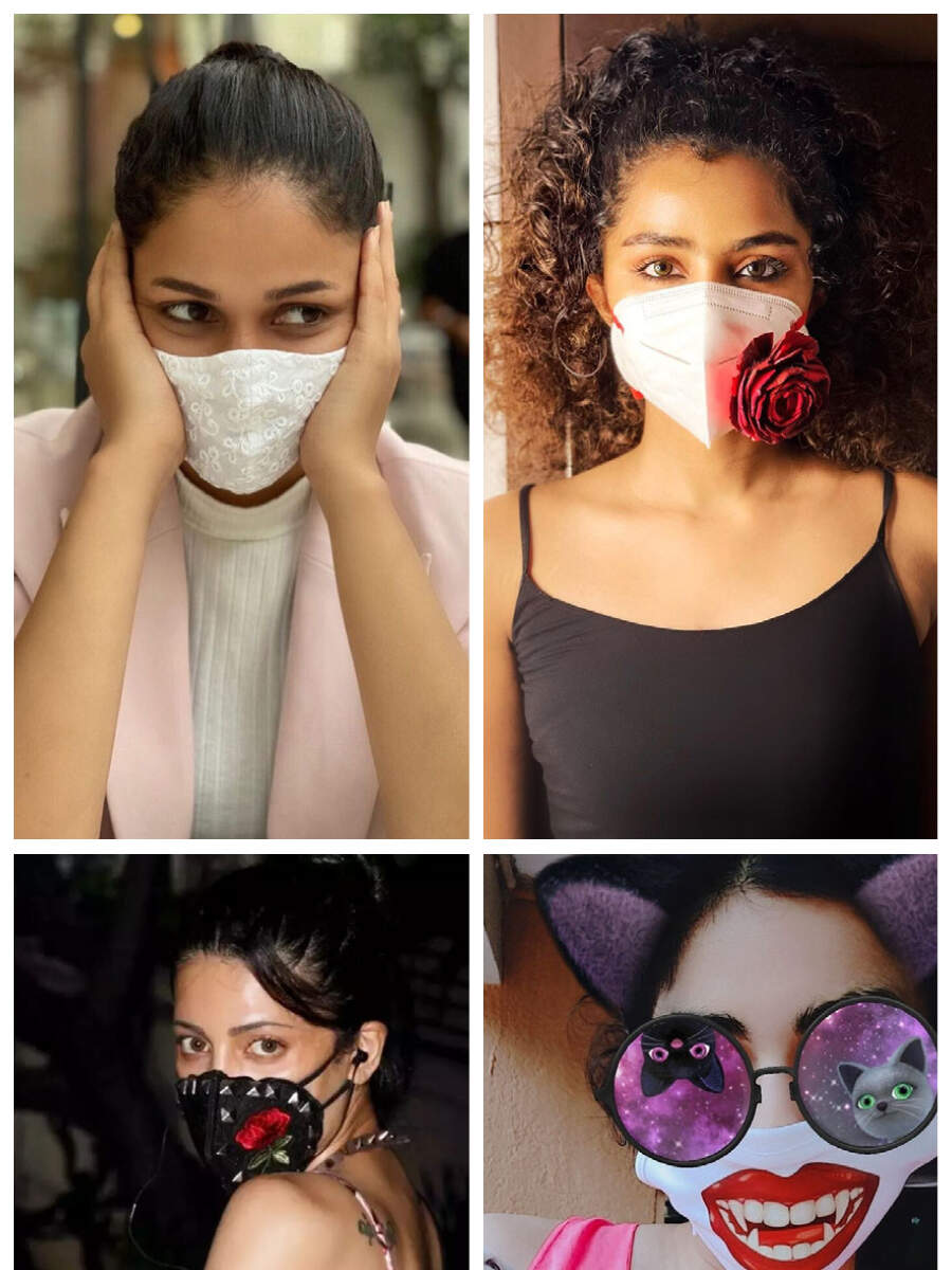 Tollywood divas who wore quirky masks | Times of India