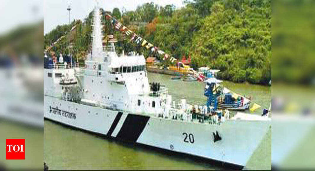 Goa: Coast Guard commissions patrol vessel ICGS Sajag | Goa News ...