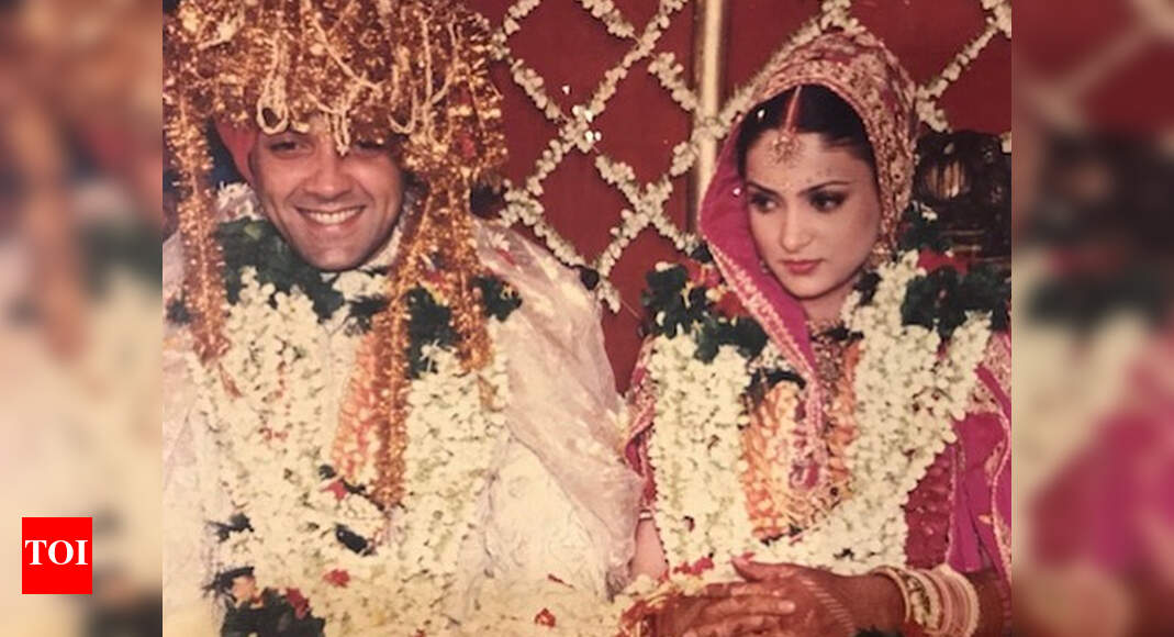 Bobby Deol shares priceless memories with wife Tania Deol on 25th ...
