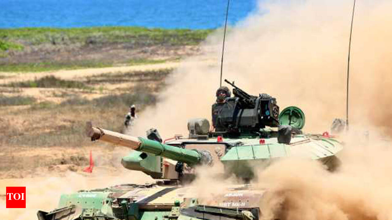 Army Tanks In Action