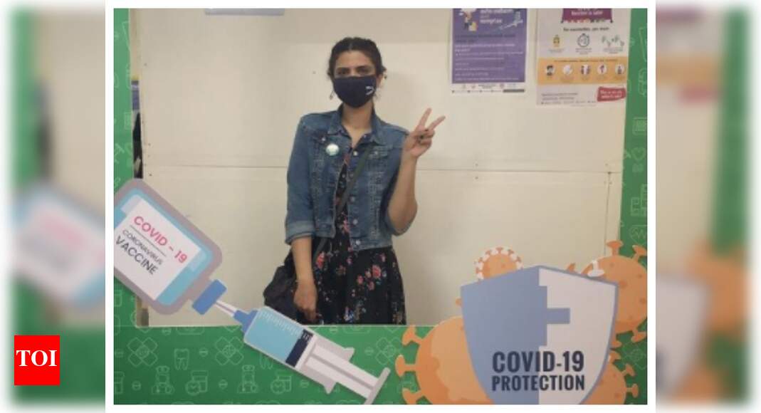 Janaki Pathak takes her first jab of Covid-19 vaccine; see pic ...