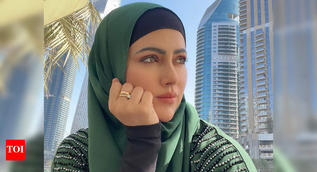 Sana Khan: Bigg Boss fame Sana Khan gives befitting reply to a user who mocked her for wearing ...