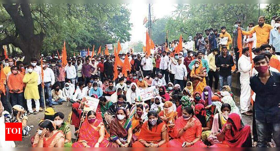 Maratha quota agitation to culminate in Mumbai | Mumbai News - Times of India