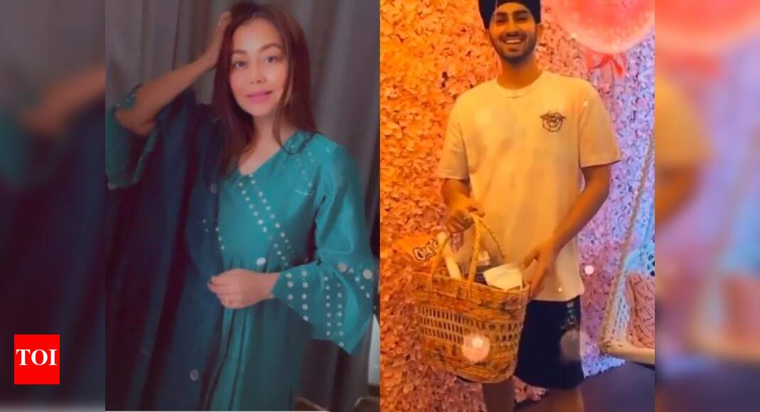 Neha Kakkar pampered with a gift hamper, a love letter and more by ...