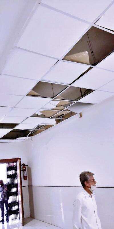Nagpur University building’s false ceiling collapses just 1.5 years ...
