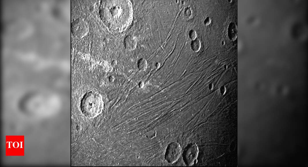 Nasa spacecraft captures first closeups of Jupiter’s largest moon in 2 ...