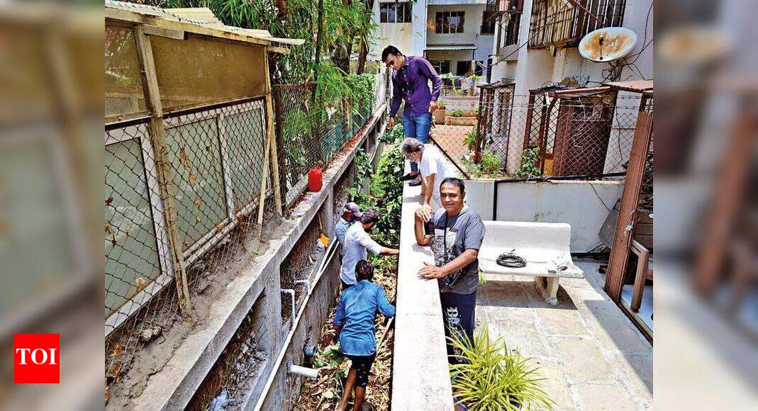 Old nullah uncovered during pre-monsoon work | Pune News - Times of India