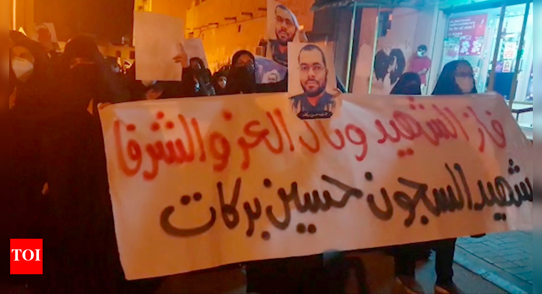 Bahrain Protests: Hundreds hold rare protest in Bahrain after prisoner ...