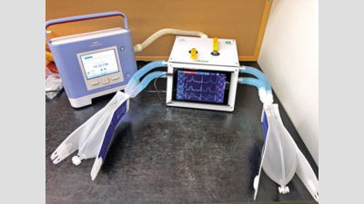 Device that supports 2 patients from single ventilator machine ...
