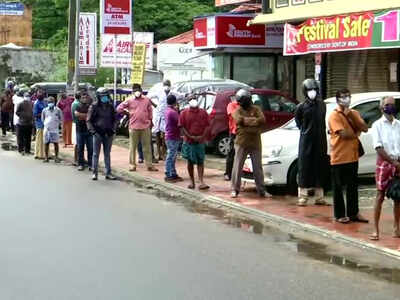 Kerala news: Liquor shops witness long queues after lockdown curbs ease ...