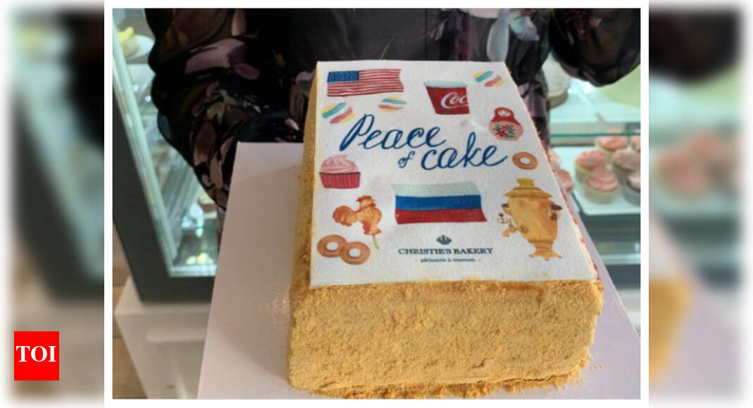 Peace Cake for Biden Putin Summit: Swiss baker's Peace Cake for Biden ...