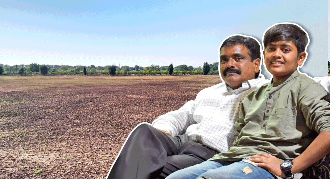Boy loves cricket, so his father is building him a professional ground ...