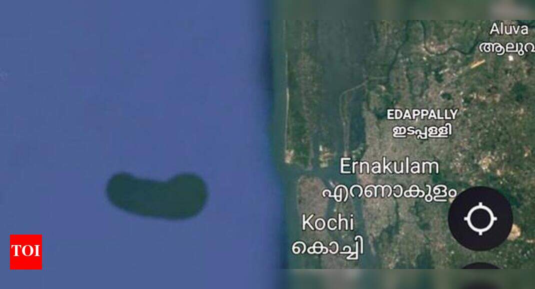 Bean-shaped sand formation found off Kochi coast | Kochi News - Times ...
