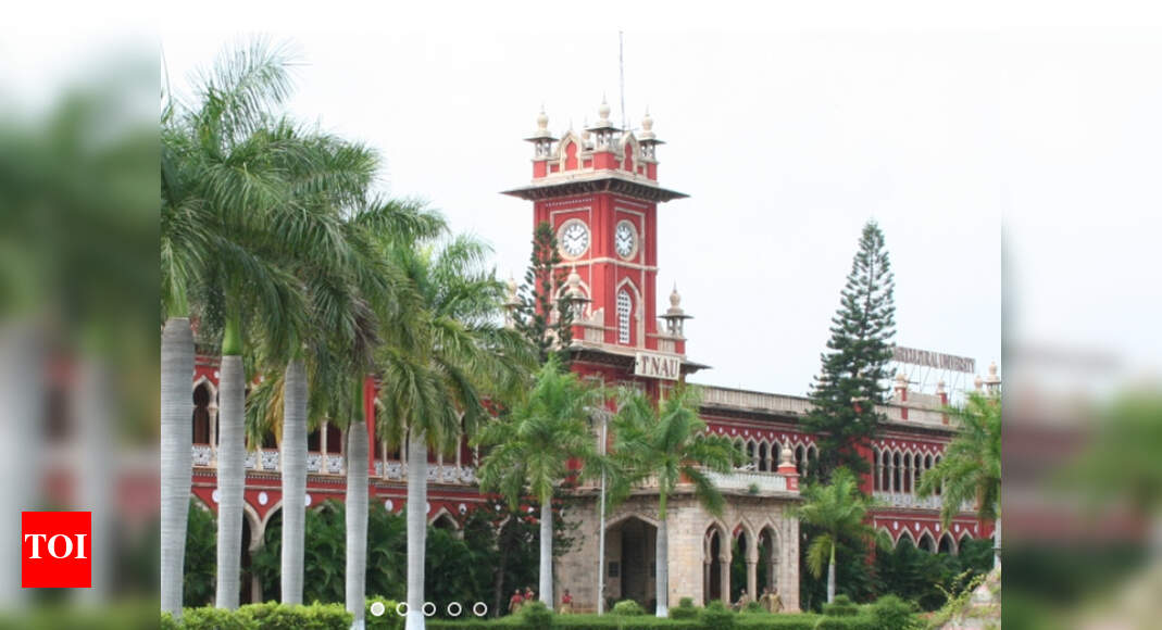 TNAU ranked third among state agricultural universities - Times of India