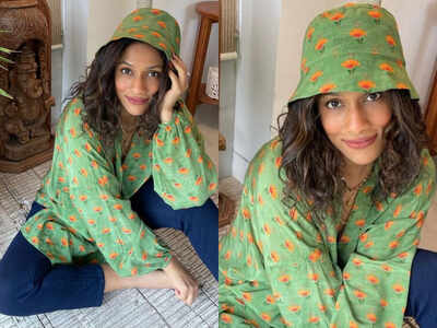 Masaba Gupta's matching bucket hat and blouse are so cool | - Times of ...