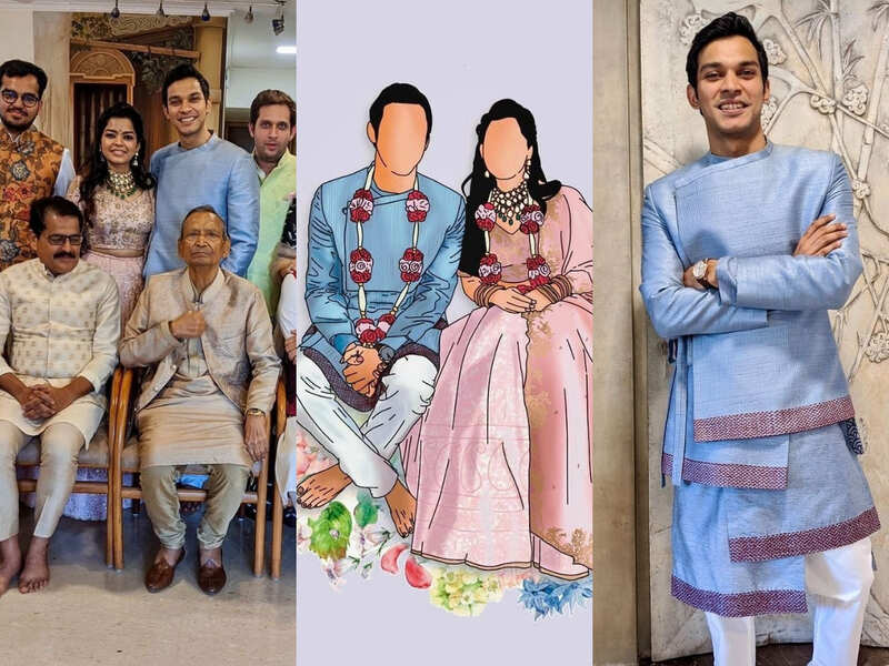 Couple celebrate stylish Roka ceremony over Zoom - Times of India