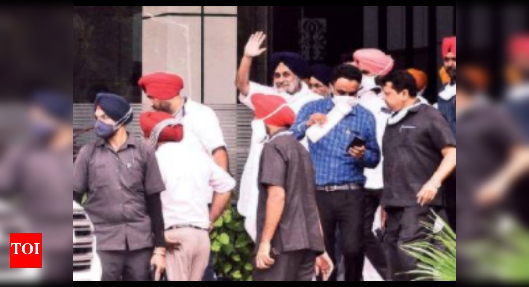 Punjab police SIT questions Sukhbir Badal in Kotkapura firing case | Chandigarh News - Times of ...