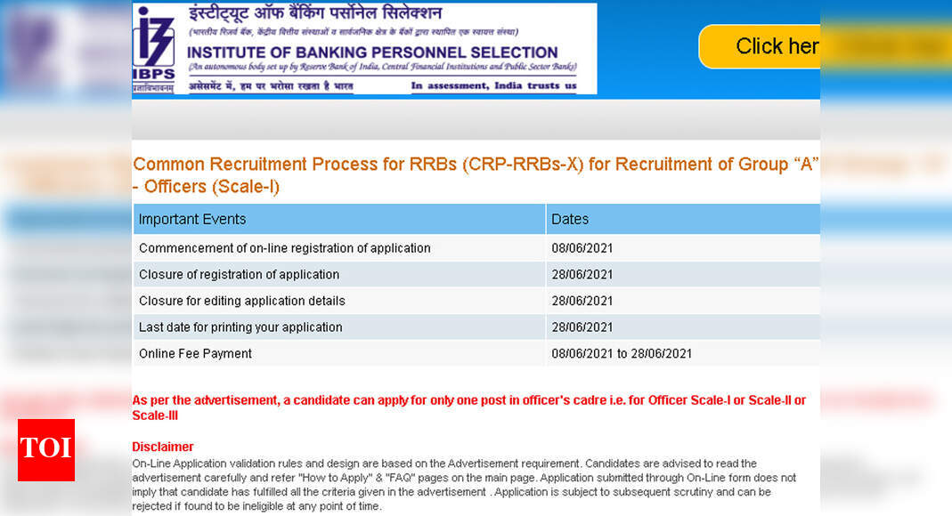 IBPS RRB application process 2021 ends today; Apply for 10000+ Group A ...