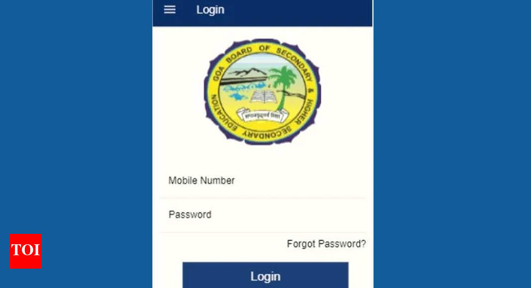 Goa Board launches app for notifications, Q papers - Times of India