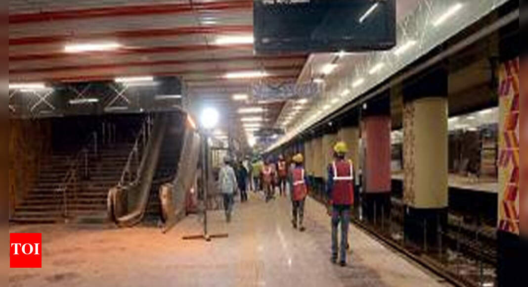 Delhi: What lies beneath? Dhansa Bus Stand first underground metro ...