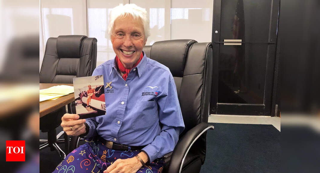 Seasoned US pilot Wally Funk to fulfill space dream 60 years on - Times ...