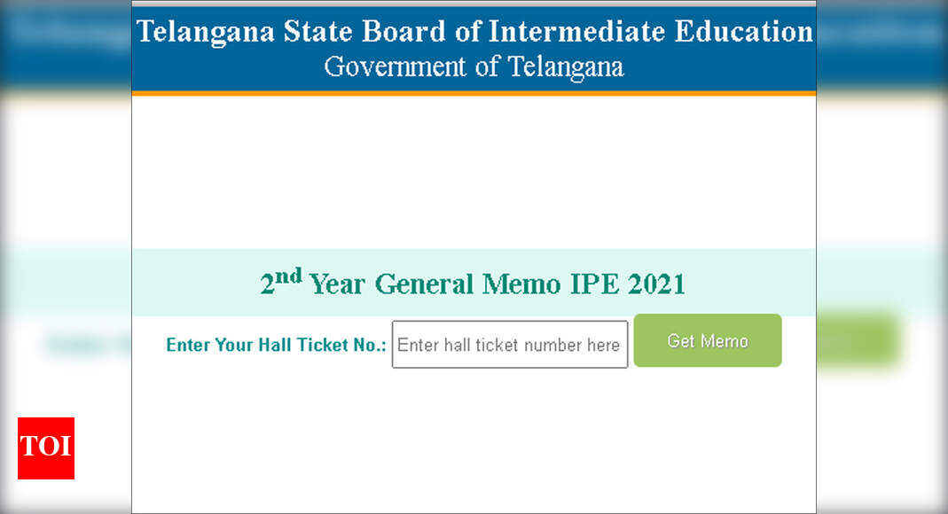 Telangana inter marks memo released, raise objections by July 10 ...