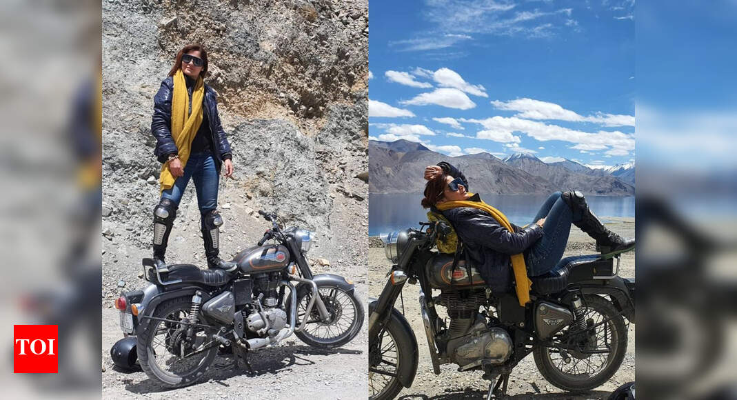 Arrti Singh shares cool pictures from her solo bike tour to Leh; shares ...