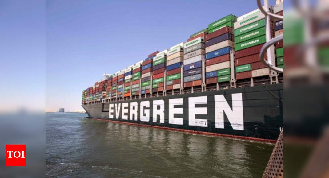 'Ever Given' sets sail again | India News - Times of India