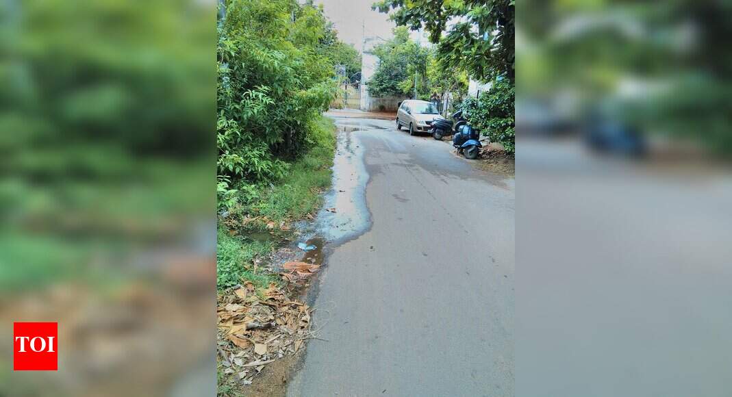 Drainage overflow - Times of India