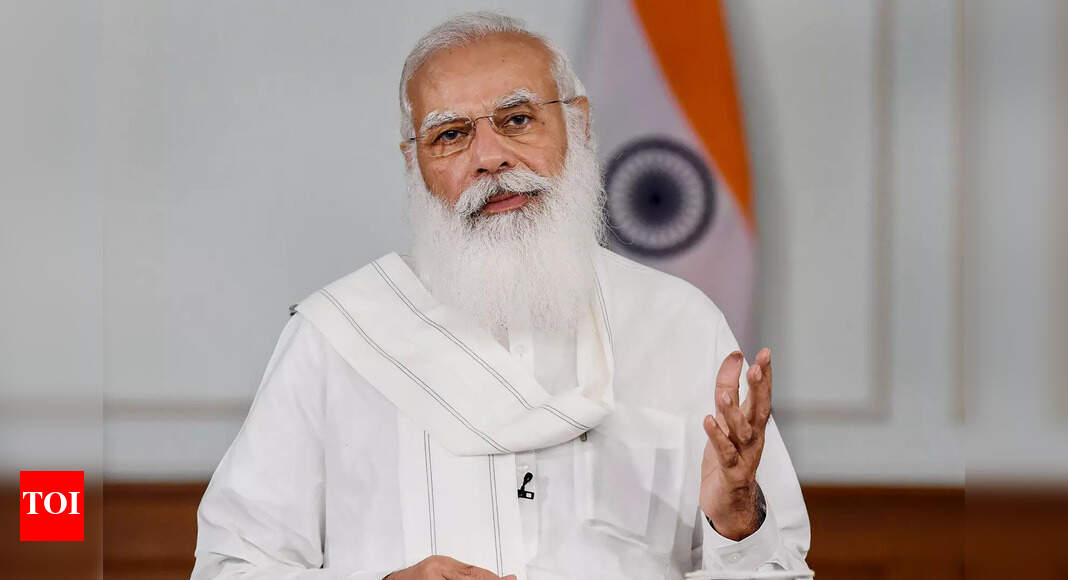 PM Modi chairs first meeting of Union Cabinet after expansion | India ...