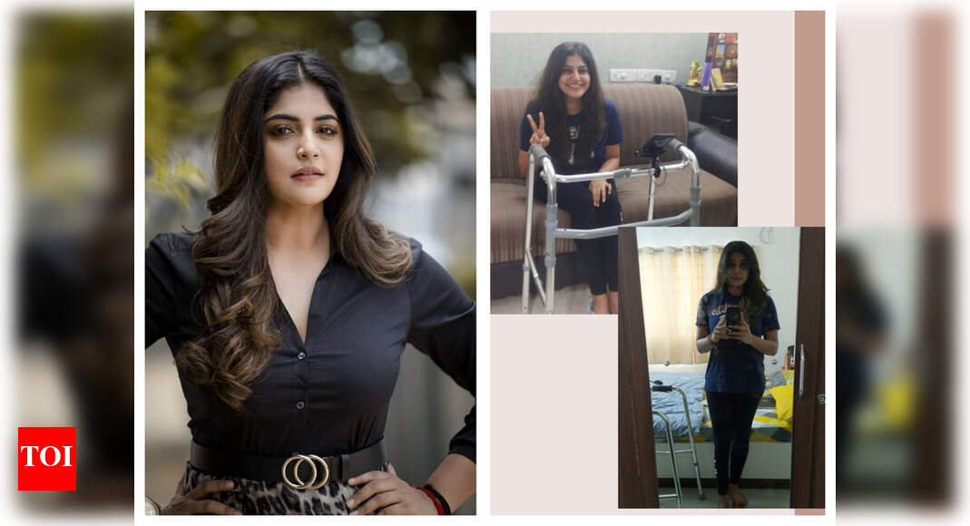 Manjima Mohan reminisces the time when she was recovering from her leg ...
