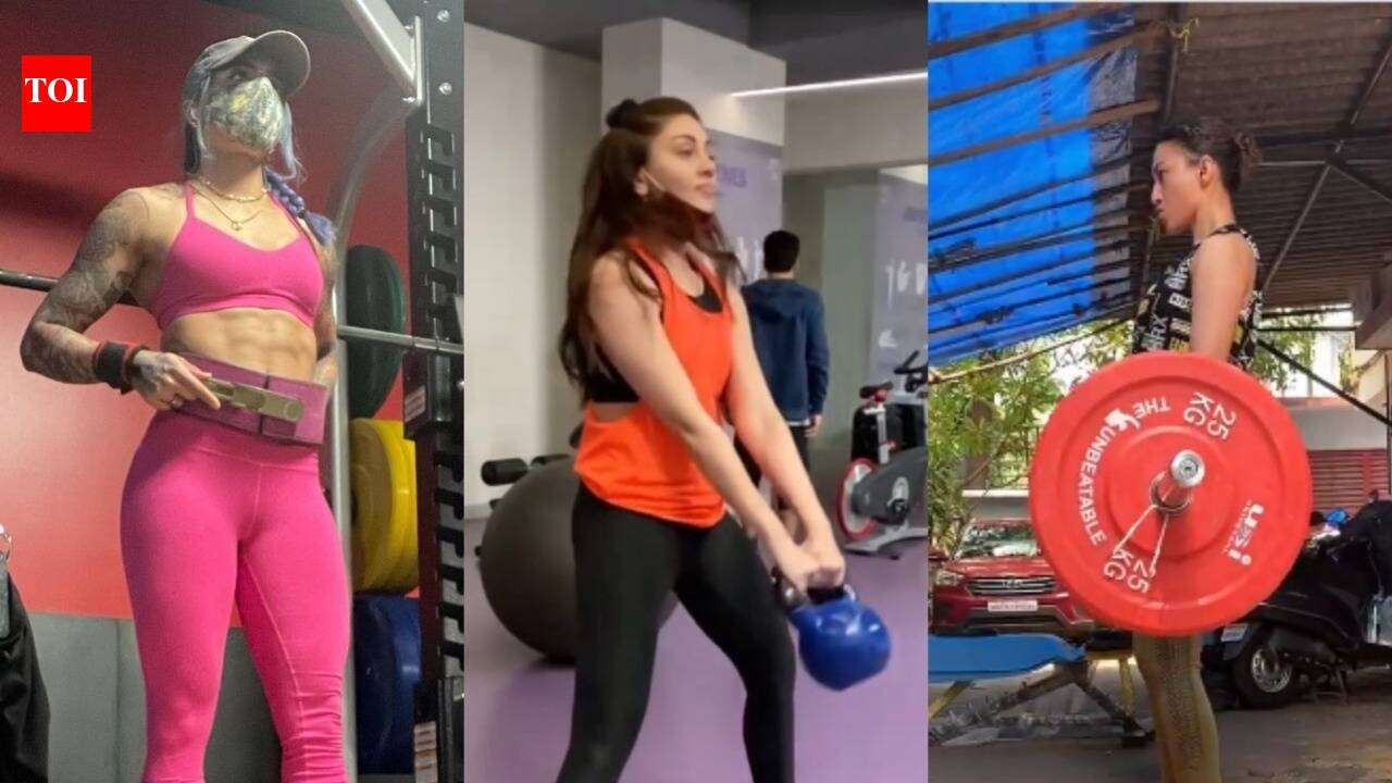 TV actresses who love to lift weights in the gym