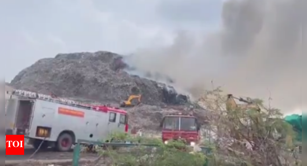 Fire breaks out at Bandhwari landfill in Gurugram, no casualties ...