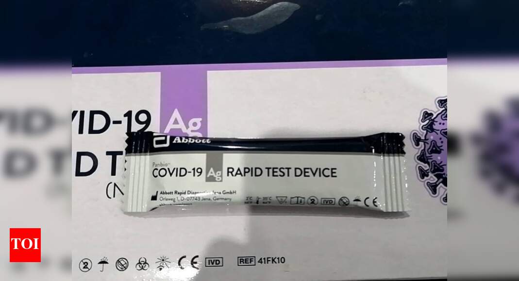 Abbott launches Covid-19 home test kit in India | India News - Times of ...