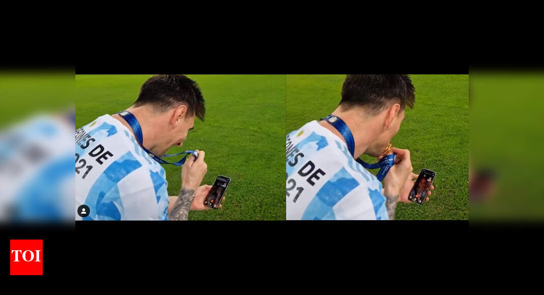 Lionel Messi shares Copa America winning moment with wife and kids over ...