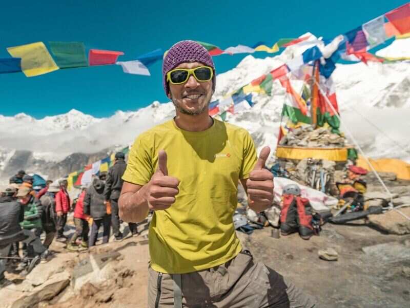 By inspiring young ones, I think my purpose to climb Everest has been ...