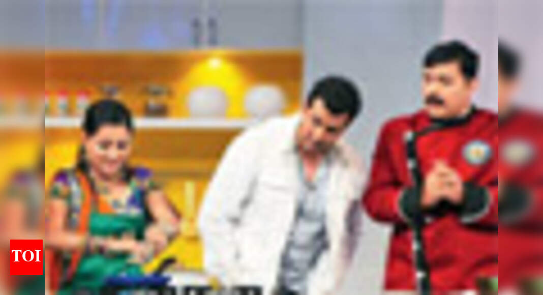 TV actors as kitchen champs! - Times of India