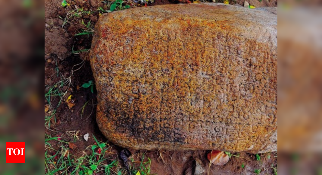 800-year-old Chola dynasty stone inscription found near Tamil Nadu's ...
