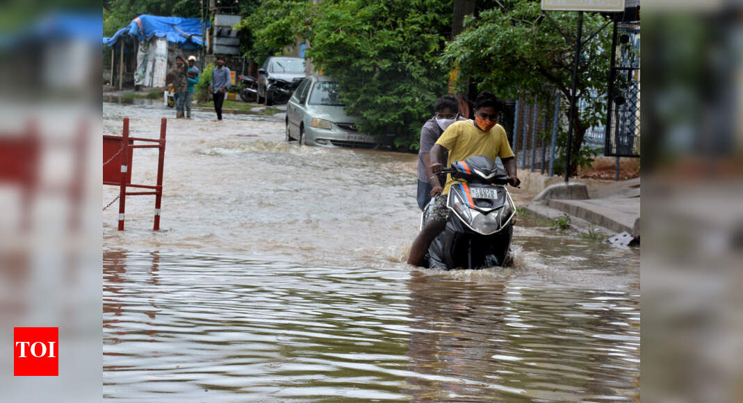 Hyderabad rains: Repeat of nightmare 2020 as drains overflow into ...