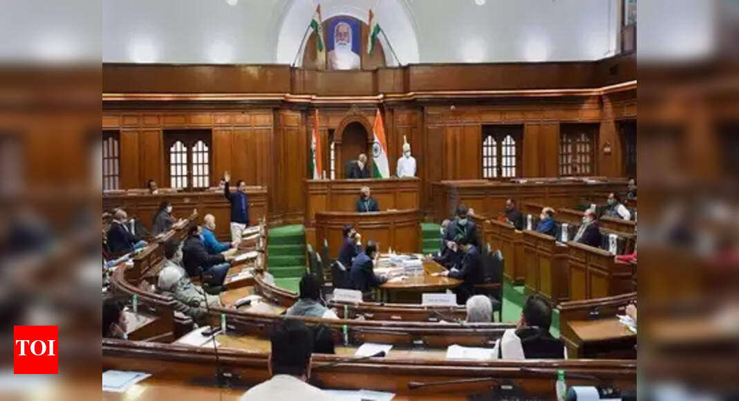 Delhi assembly monsoon session from July 29 | Delhi News - Times of India