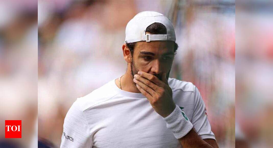Wimbledon finalist Matteo Berrettini out of Tokyo Olympics with injury ...