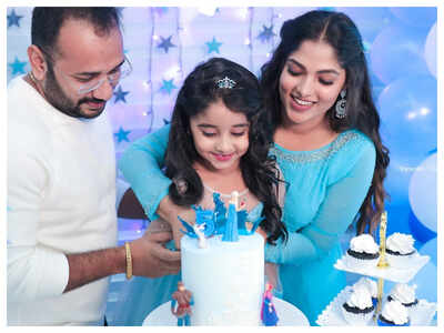 Pics: Muktha’s daughter Kiara turns 5 | Malayalam Movie News - Times of India