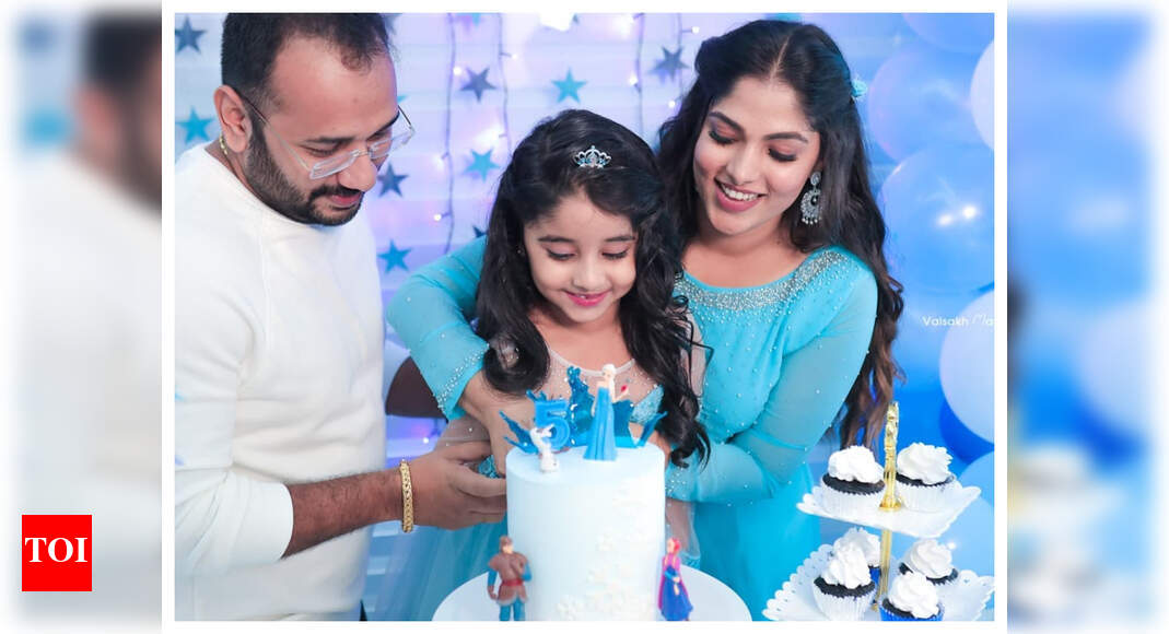 Pics: Muktha’s daughter Kiara turns 5 | Malayalam Movie News - The Times of India