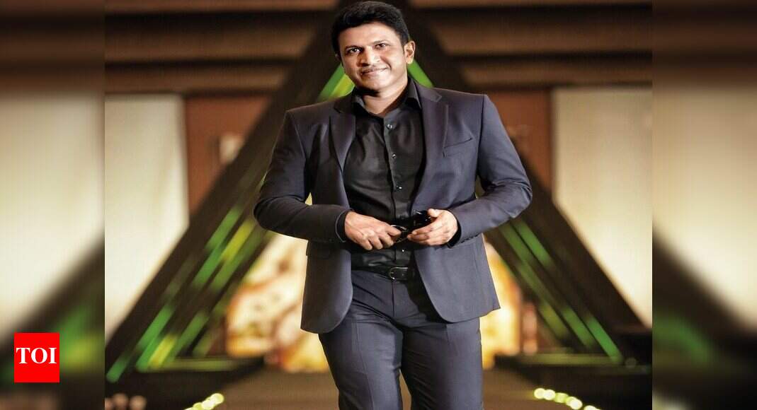 Puneeth Rajkumar resumes shooting for James in action mode | Kannada ...