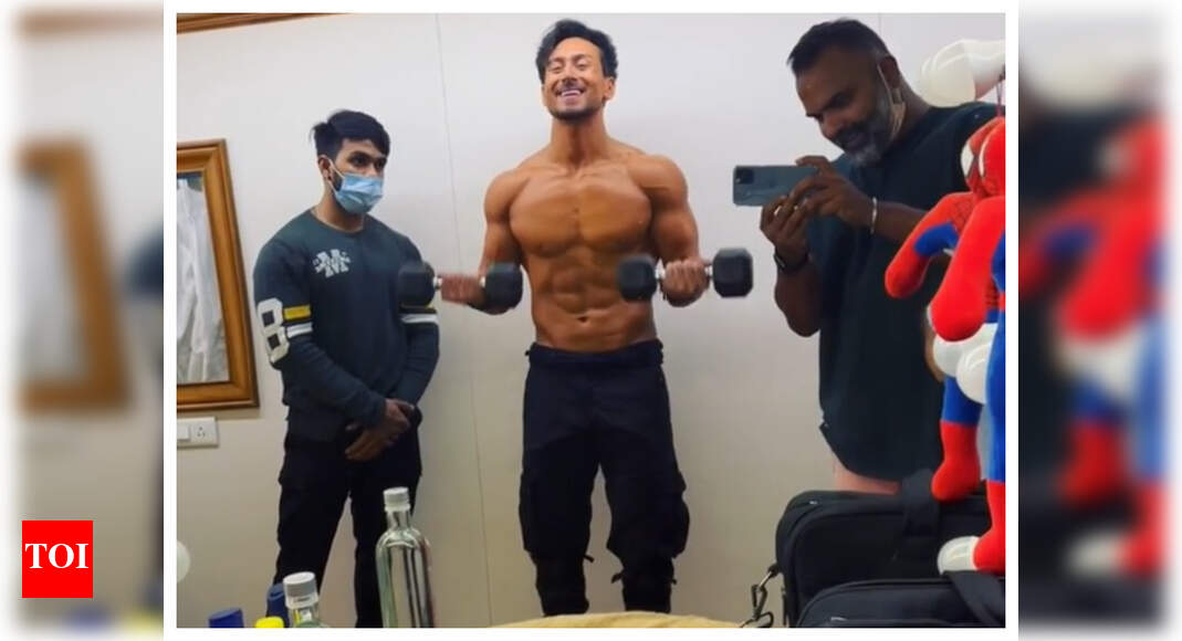 Tiger Shroff shows off his ripped body as he preps up for 'Heropanti 2 ...