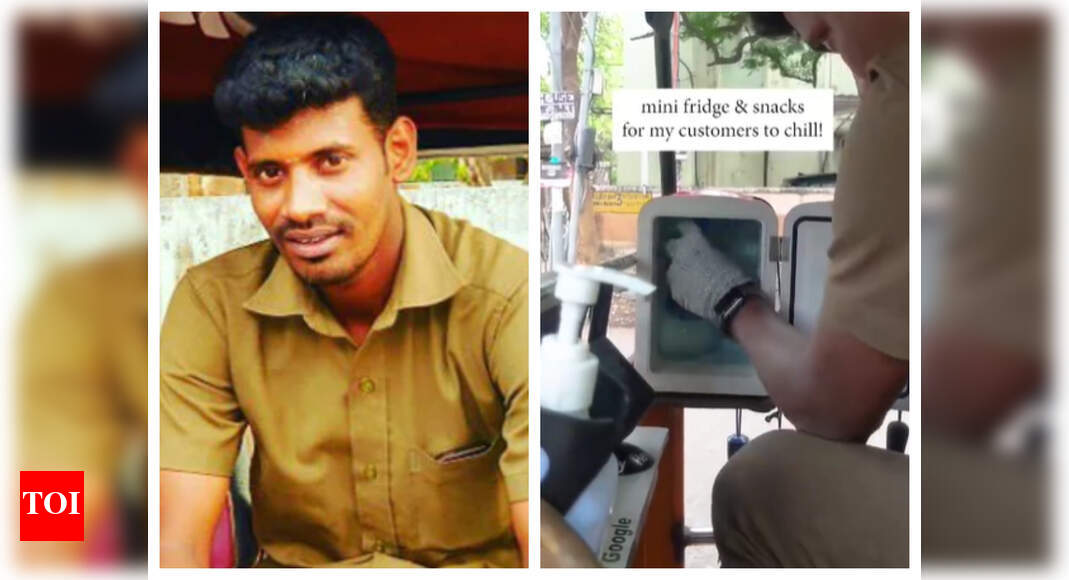 Anna Durai Auto Chennai: This Chennai auto driver has a mini-fridge and ...